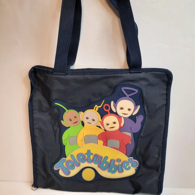 TELETUBBIES VINTAGE 90S 1998 Character Tote Bag Zip Around Case Ragdoll ...