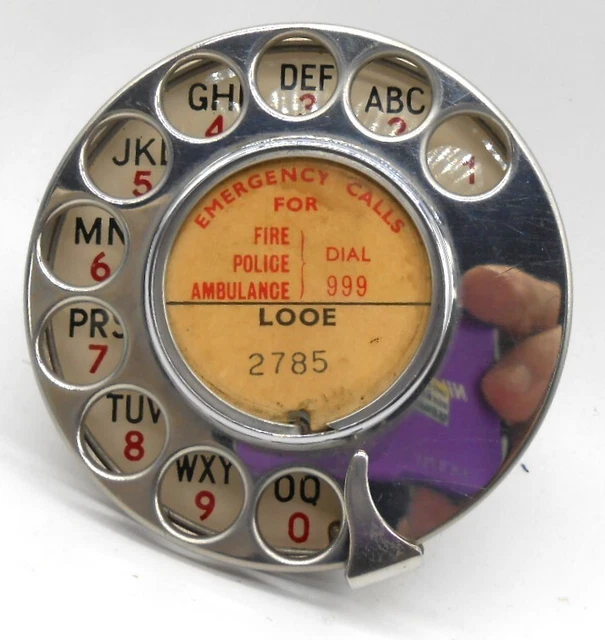 VINTAGE BAKELITE GPO TELEPHONE DIAL No 12 (1954) £25.00 - PicClick UK