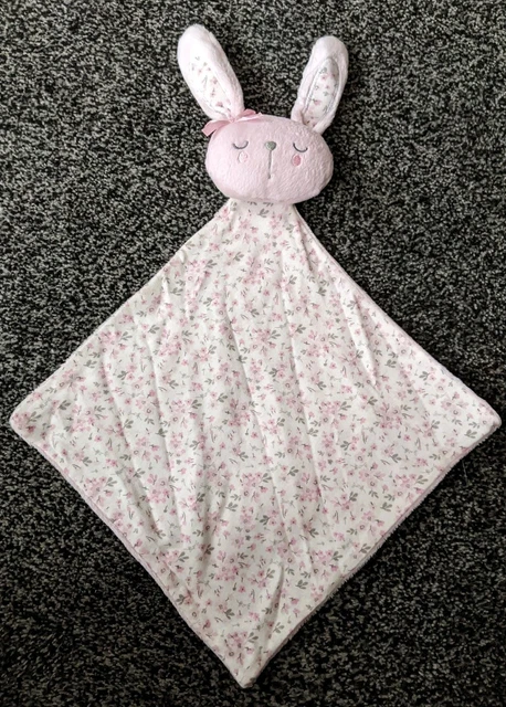 ASDA GEORGE PINK sleeping bunny Comforter soft toy.... Pre owned. £10. ...