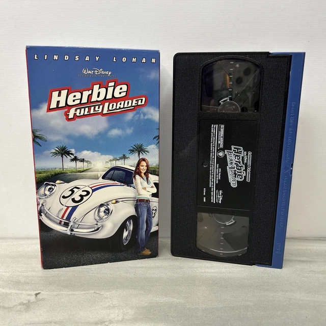WALT DISNEY'S HERBIE Fully Loaded 2005 VHS Lindsay Lohan Rare HTF RARE ...