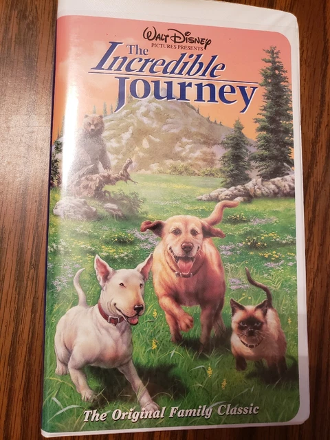 WALT DISNEY PICTURES The Incredible Journey VHS 1997 Clamshell VTG £1. ...
