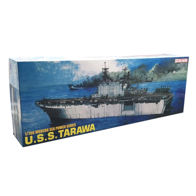 DRAGON 7008 1/700 U.S. Navy amphibious assault ship Tarawa Plastic ...