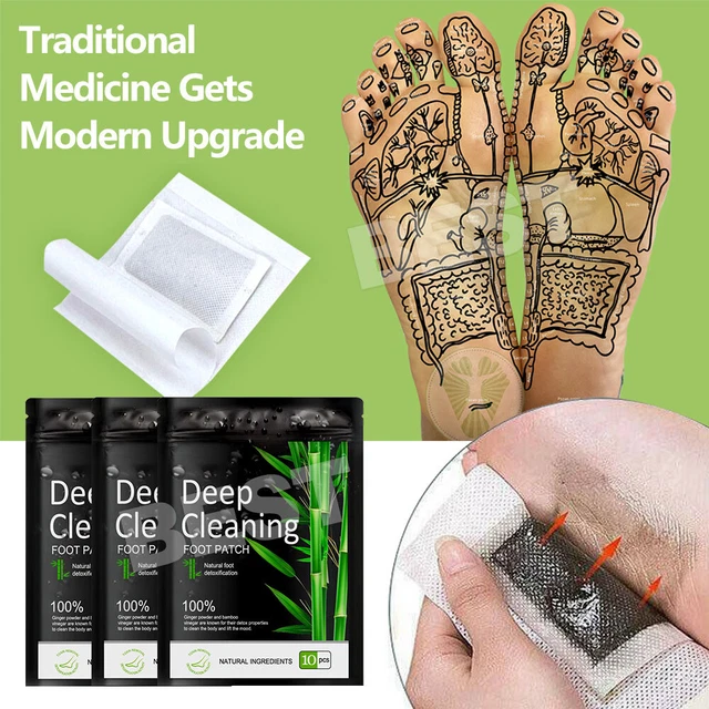 10-30 PACK DETOX Foot Patches Pads Natural plant Toxin Removal Sticky ...