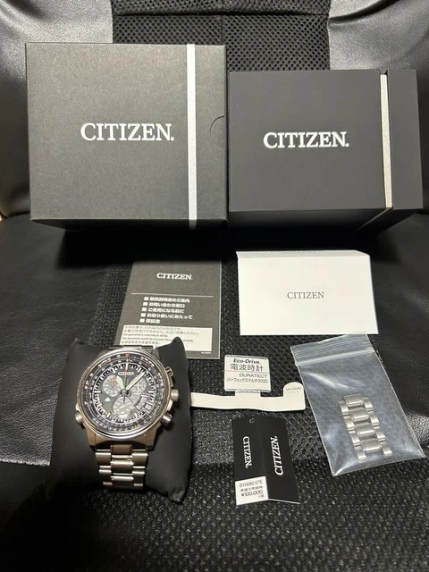 CITIZEN PROMASTER SKY Eco-Drive BY0080-57E Radio Wave World Time ...