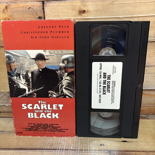 THE SCARLET AND The Black VHS Tape Used Gregory Peck £7.28 - PicClick UK