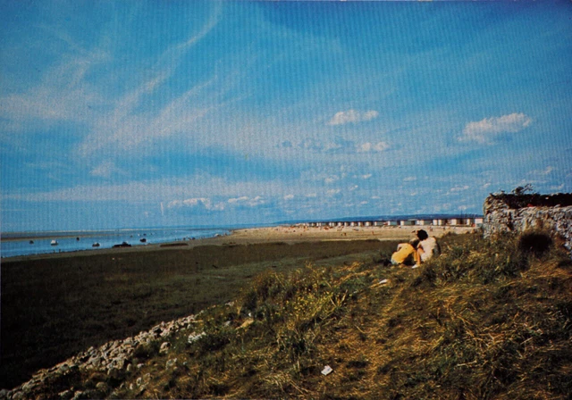 POSTCARD CARMARTHEN BAY Holiday Centre Nr. Kidwelly Beach Shore Dyfed ...