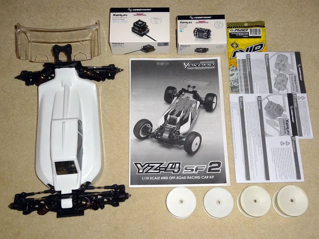 YOKOMO YZ-4 SF2 1/10 4WD Off-Road Racing Buggy, Hobbywing XR10 Pro ...