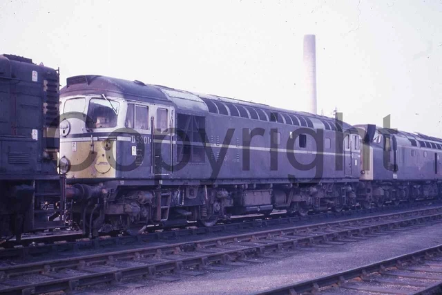 KODAK 35MM COLOUR SLIDE BR DIESEL CLASS 26 D5301 HAYMARKET SHED 1972 ...