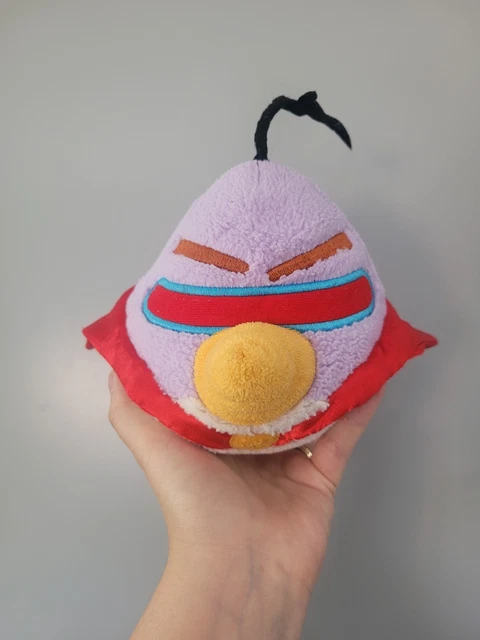 ANGRY BIRDS PLUSH Toy Used Space Lazer Purple Bird Rovio No Sound VGC ...