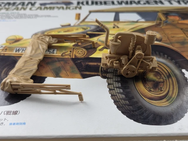 GERMAN KÜBELWAGEN TYPE 82 European Campaign Tamiya No. 36205 1:16 ...