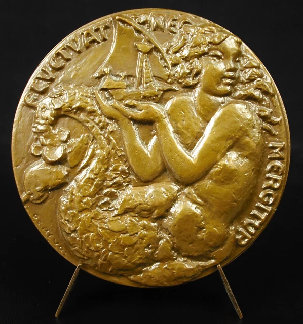 MEDAILLE PARIS FLUCTUAT nec Mergitur Guy-Charles Revol (1912-1991) Sc ...