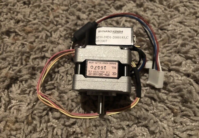 MOTOR-SHINANO STH-39D1100-07 STEPPER Motor 16570 w/ Optical Encoder E2 ...