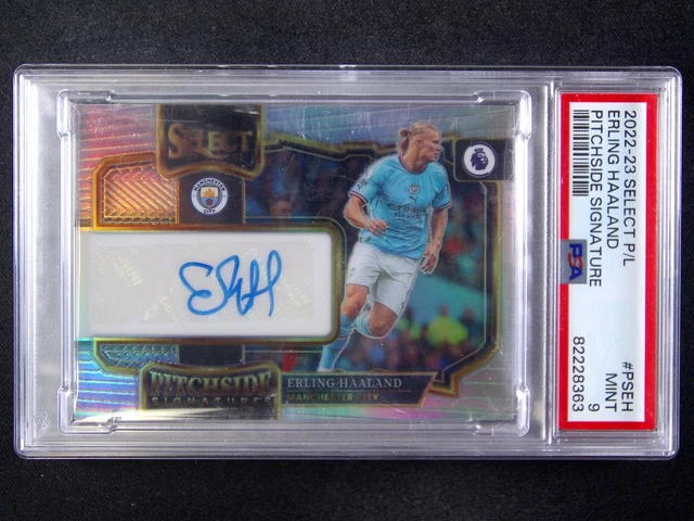 2022-23 SELECT ERLING Premier Haaland Man City Pitchside Signatures ...