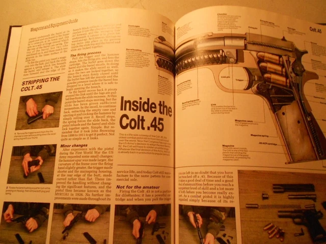 INSIDE THE COLT 1911 1911A1 Best Article Ever Cutaway View £16.04 ...
