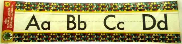 TEACHING TREE ALPHABET Border 7 pack Educational Poster £9.53 - PicClick UK