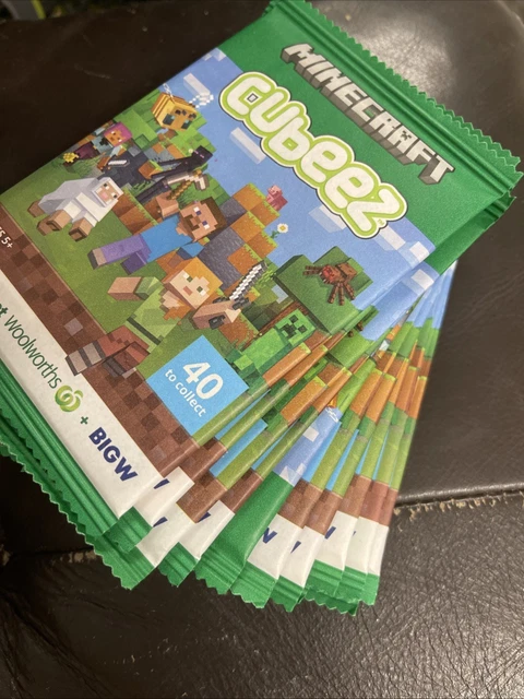 2025 WOOLWORTHS MINECRAFT Cubeez X 14 Unopened Packs. $12.00 - PicClick AU