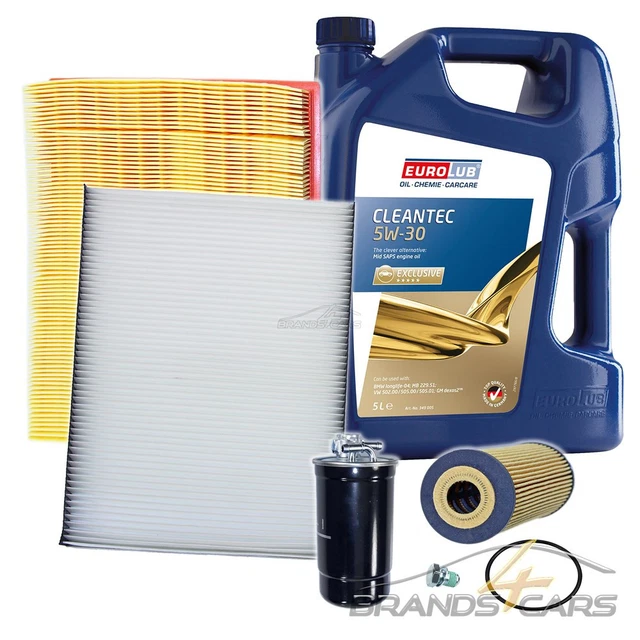 ATEC INSPEKTIONSPAKET FILTERSATZ B+5L 5W-30 Motoröl Für Vw Passat 3B 1.9 2.0 Tdi EUR 58,25 ...