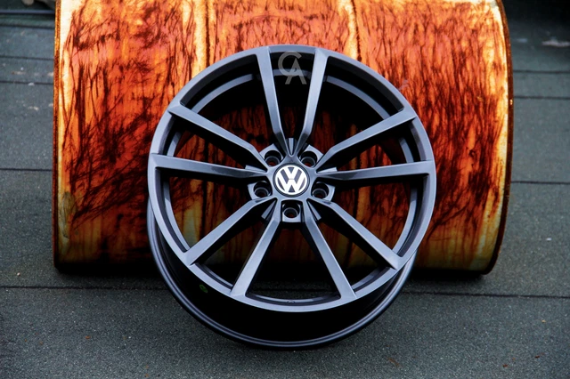 X4 VW GOLF MK7 MK.5 MK8 18" Gun Metal Pretoria Style Alloy Wheels 13-23 ...