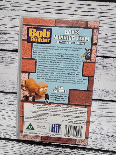 BOB THE BUILDER - Bob's Winning Team - PAL VHS Video Tape Very Good ...