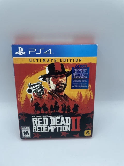 RED DEAD REDEMPTION 2: Ultimate Edition PS4 *Brand New Factory Sealed ...
