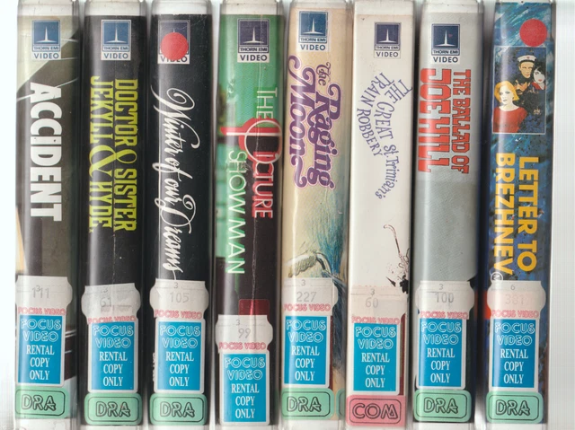 RARE BETA VIDEO Tape THORN EMI LOT Betamax Ex-Rental Brezhnev Joe Hill ...