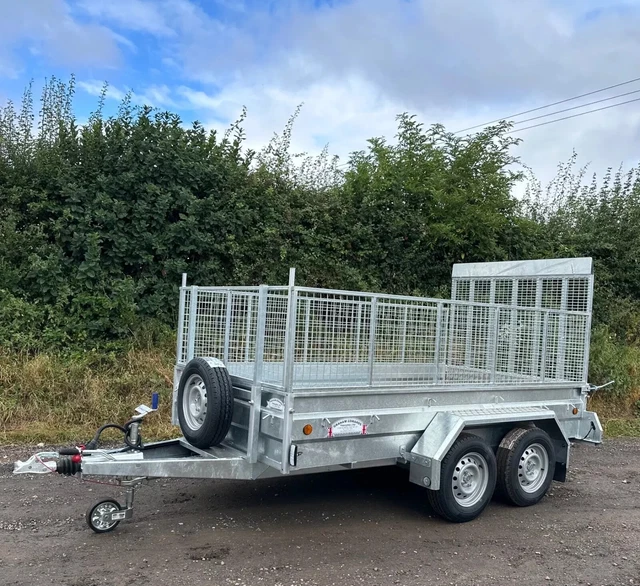 NEW GRAHAM EDWARDS 10ft x 5ft Double Axle Trailer Mesh Sides Cages ...