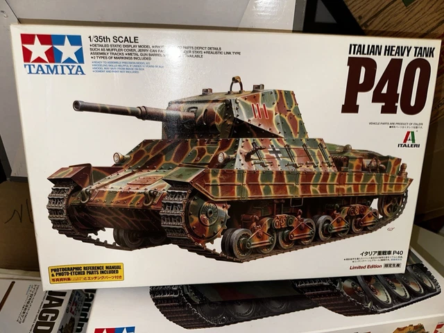 TAMIYA 89792 OVP 1/35 . P40 schwerer deutscher Panzer ...