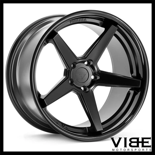 20& FERRADA FR3 Black Concave Forged Wheels Rims Fits Chrysler 300 300C ...