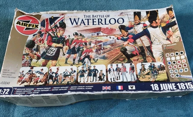 THE BATTLE OF Waterloo set 1:72 Airfix, £65.95 - PicClick UK