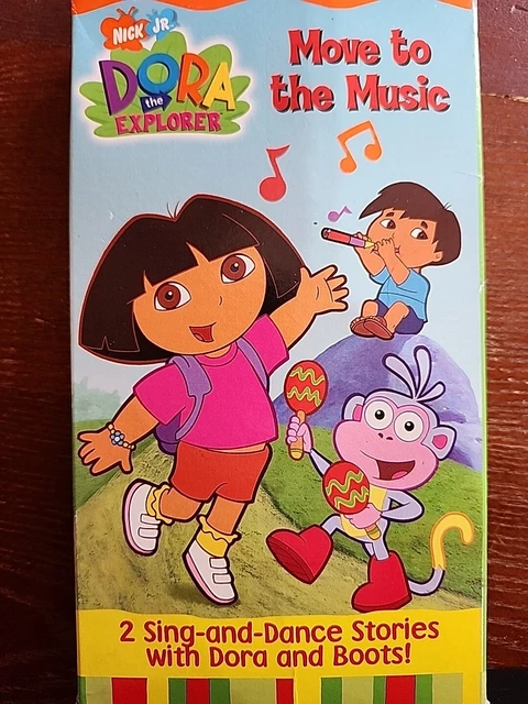 DORA THE EXPLORER Move to the Music VHS Tape 2002 Nick Jr Paramount ...