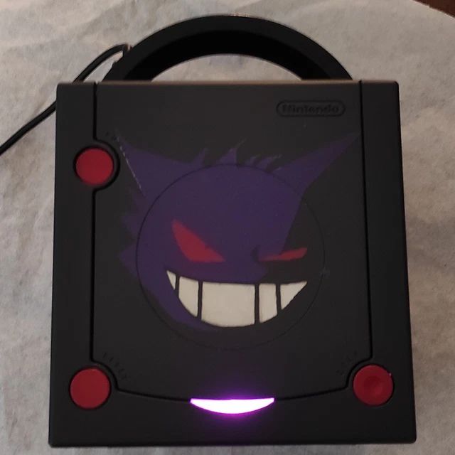 CONSOLE NINTENDO GAMECUBE custom ectoplasma gengar mod pico boot swiss ...