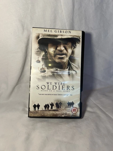 WE WE’RE SOLDIERS VHS Tape Mel Gibson Movie. Army War £4.99 - PicClick UK