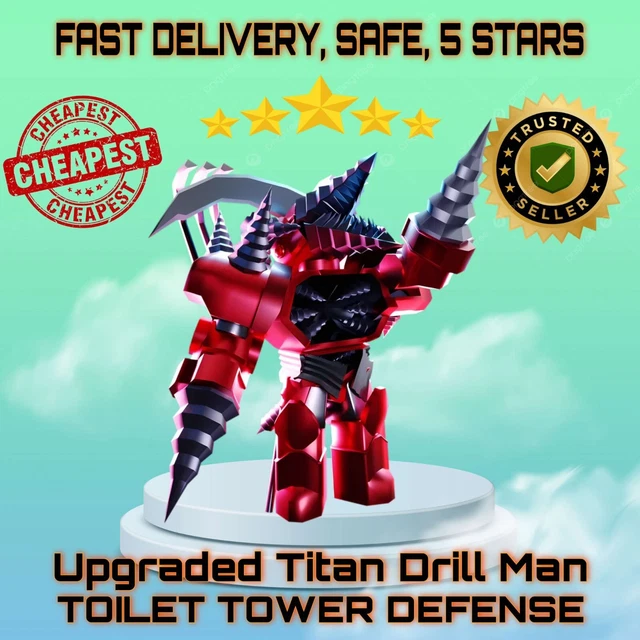 UPGRADED TITAN DRILL Man | Toilet Tower Defense | TTD | Fast and ...