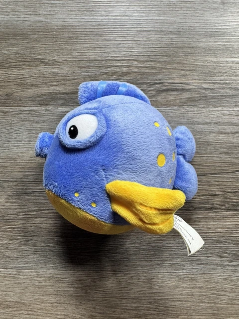 WALT DISNEY DOC McStuffins SQUEAKERS THE FISH 6" Plush Light Blue ...