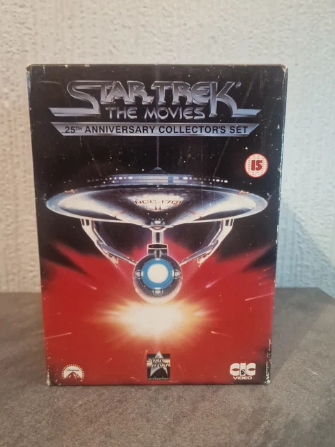 STAR TREK : The Movies 25th Anniversary Collector’s Set & Documentary ...