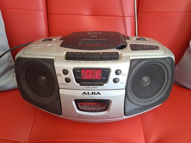 VINTAGE ALBA CX540XI/S Stereo CD Radio Cassette Recorder Portable ...