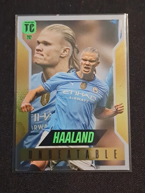 PANINI TOP CLASS Cards 2025 Erling Haaland #262 #Unbeatable Foil ...