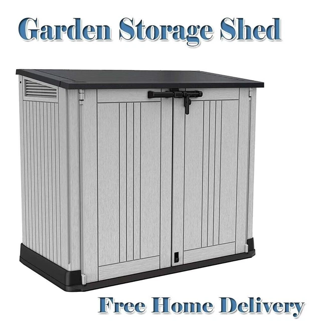 KETER STORE IT Out NEW Midi Lockable Outdoor Garden Storage Box 880L ...