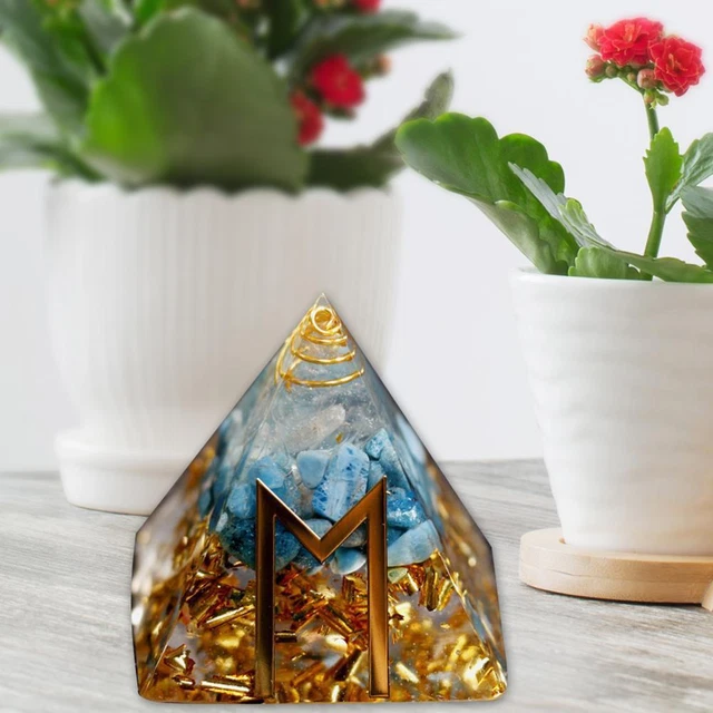 NATURAL STONE ORGONITE Pyramid Crystals Orgone Energy Healing Reiki ...