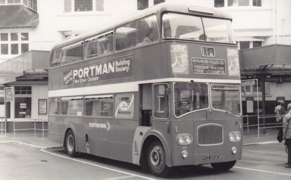 BUS PHOTO SOUTHDOWN Leyland PD3 HCD 350E Brighton Route 31 £0.99 ...
