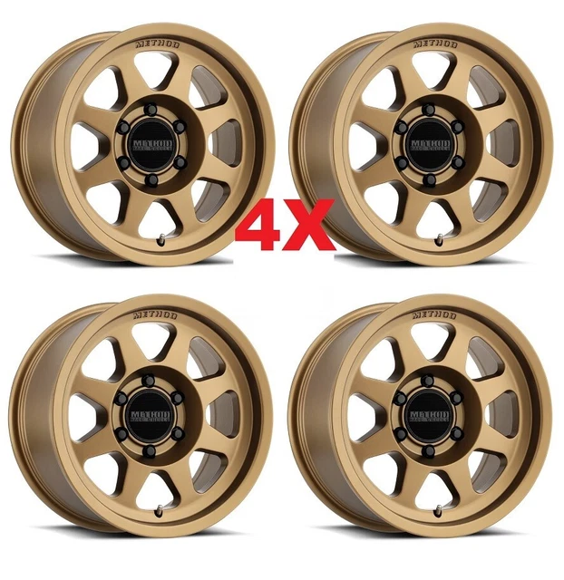 17 BRONZE METHOD Wheels Rims Fits Dodge Ram 1500 Mr701 Bead Grip EUR 1. ...