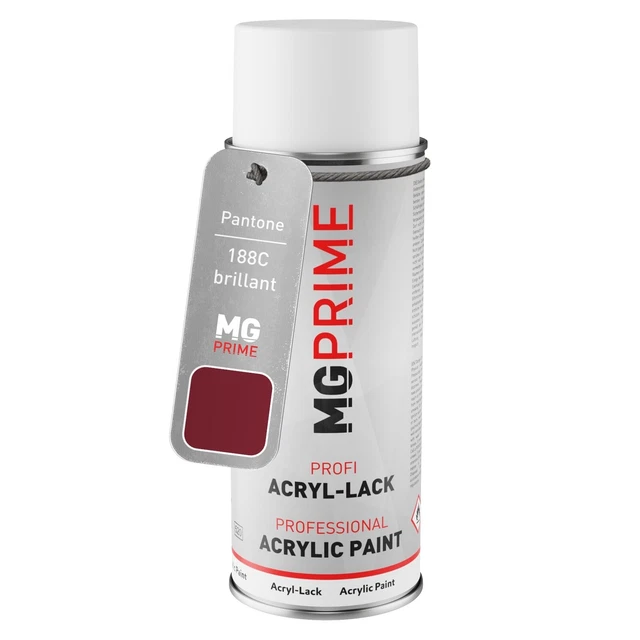 PANTONE 188C RED bombe aérosol 400 ml brillant séchage rapide EUR 7,90 ...