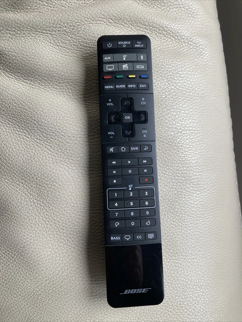 BOSE SOUNDTOUCH 300 SOUNDBAR (Glass Top) Remote, ADAPTIQ headset,Power ...