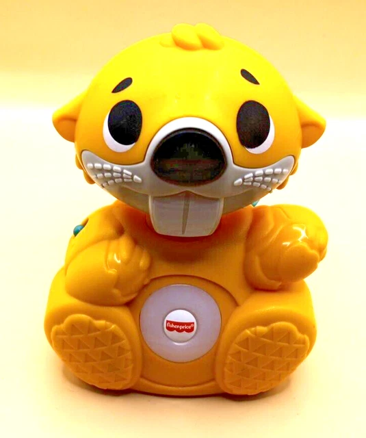 FISHER PRICE LINKIMALS Interactive Boppin Beaver Kids Learning Toy With ...