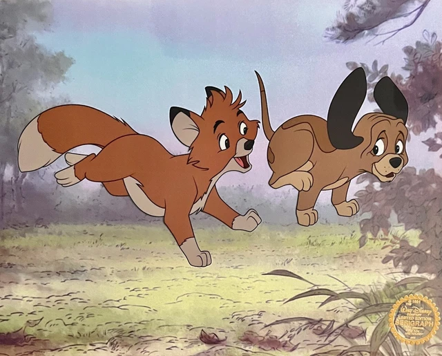 DISNEY FOX AND THE HOUND Sericel Animation Cel Limited Edition Art £78. ...