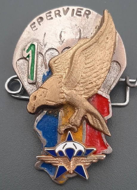 INSIGNE 1° RCP 1° Cie Tchad 1999 Régiment Chasseurs Parachutiste ...