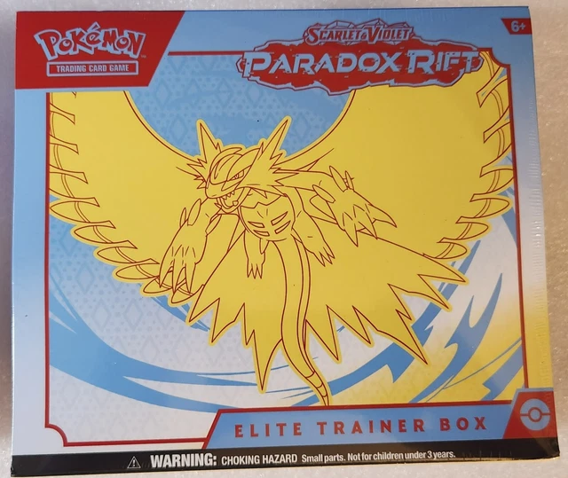 POKEMON S&V PARADOX RIFT ELITE TRAINER BOX FACTORY SEALED ROARING MOON ...