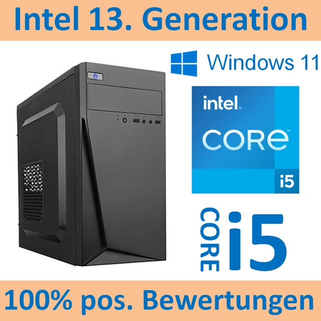 OFFICE PC INTEL Core i5 13400 13. Generation 10x4,6GHz 16GB 480GB ...
