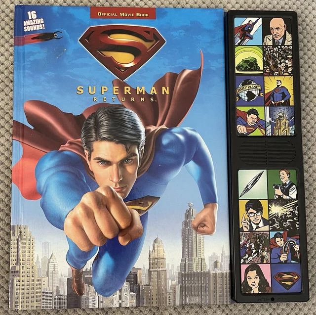 SUPERMAN RETURNS - THE MOVIE BOOK Interactive Play Sight N Sound Book ...