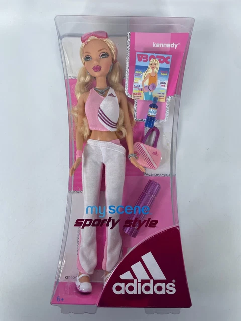 BARBIE MY SCENE Adidas Kennedy Doll Sporty Style 2006 K8290 sealed Box ...